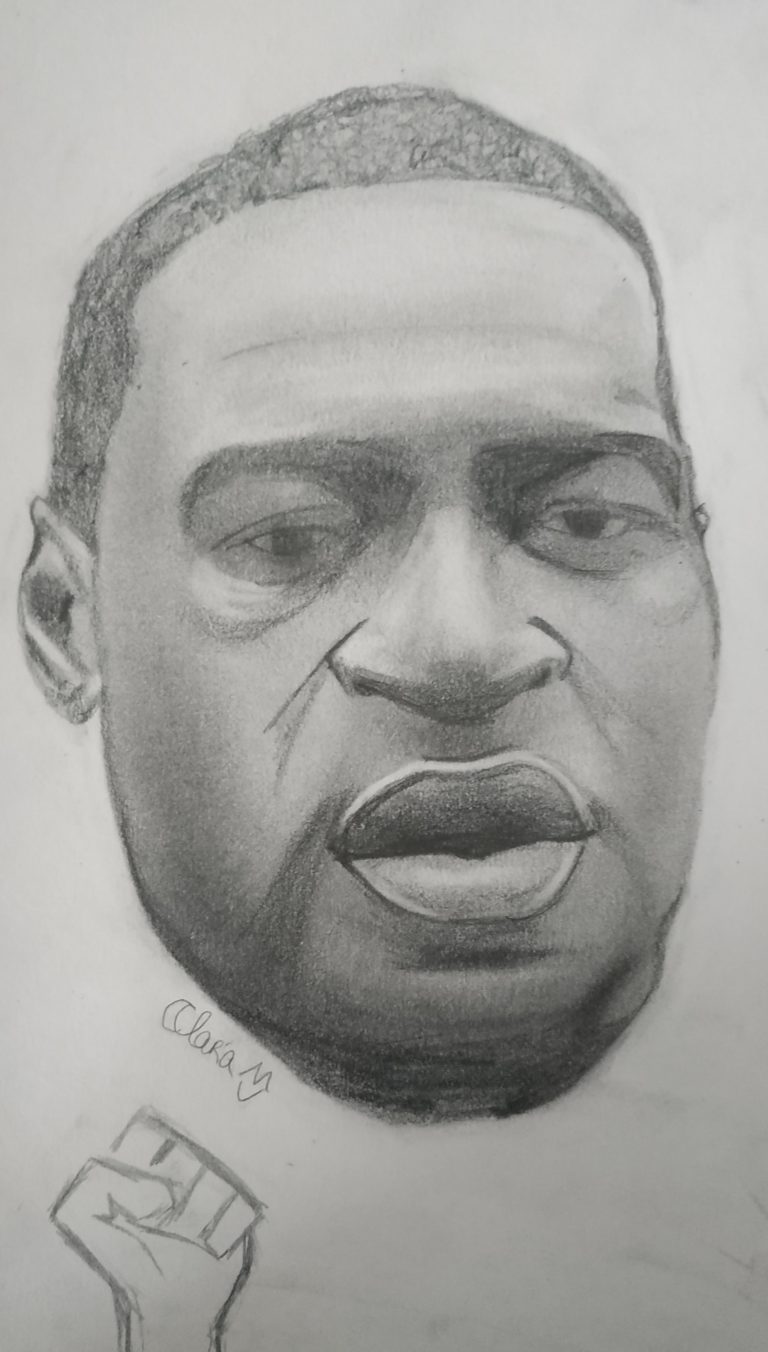 Portrait of George Floyd Drawing / Portrait de George Floyd Dessin