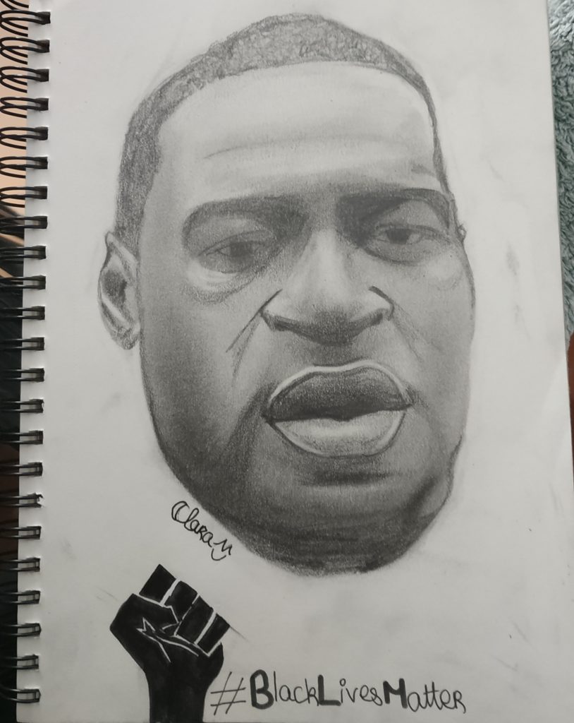 Portrait of George Floyd Drawing / Portrait de George Floyd Dessin ...